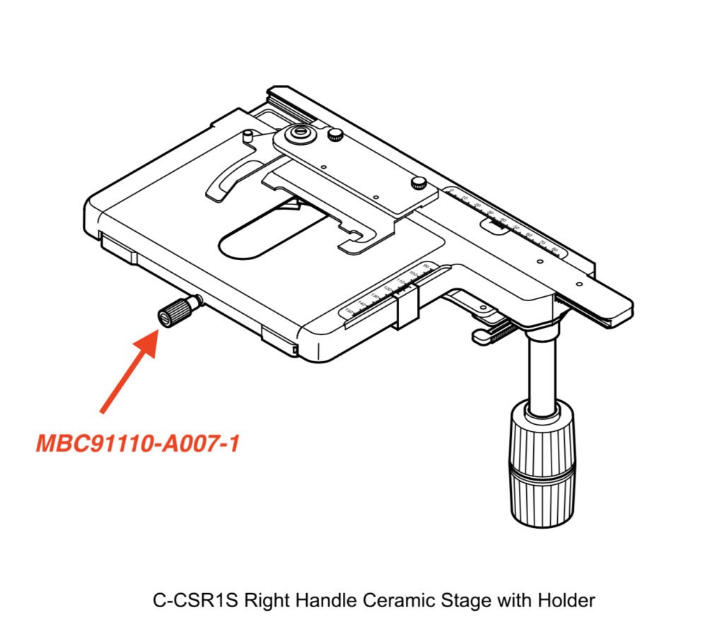Clamp Screw for Nikon Stages - Valley Microscope